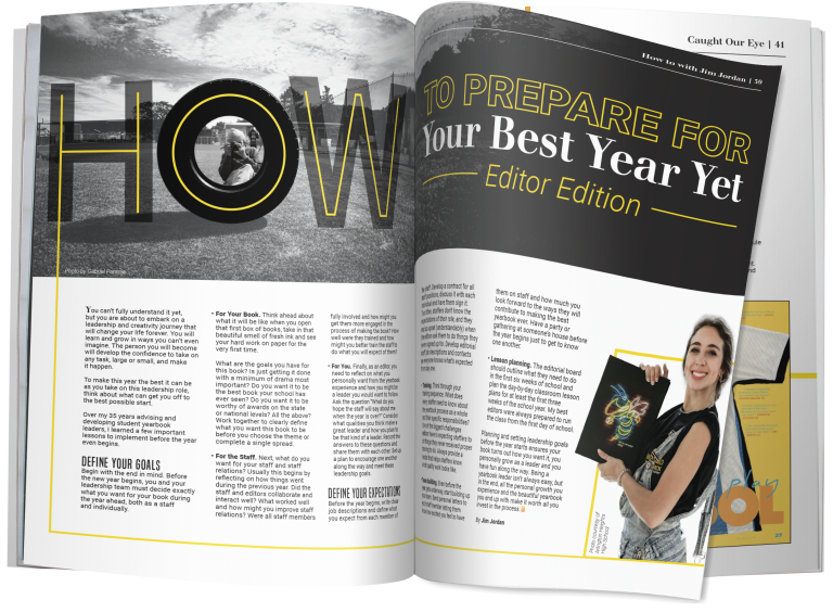 Editors Corner: Stepping Up to Fill a Void | Yearbook Editors