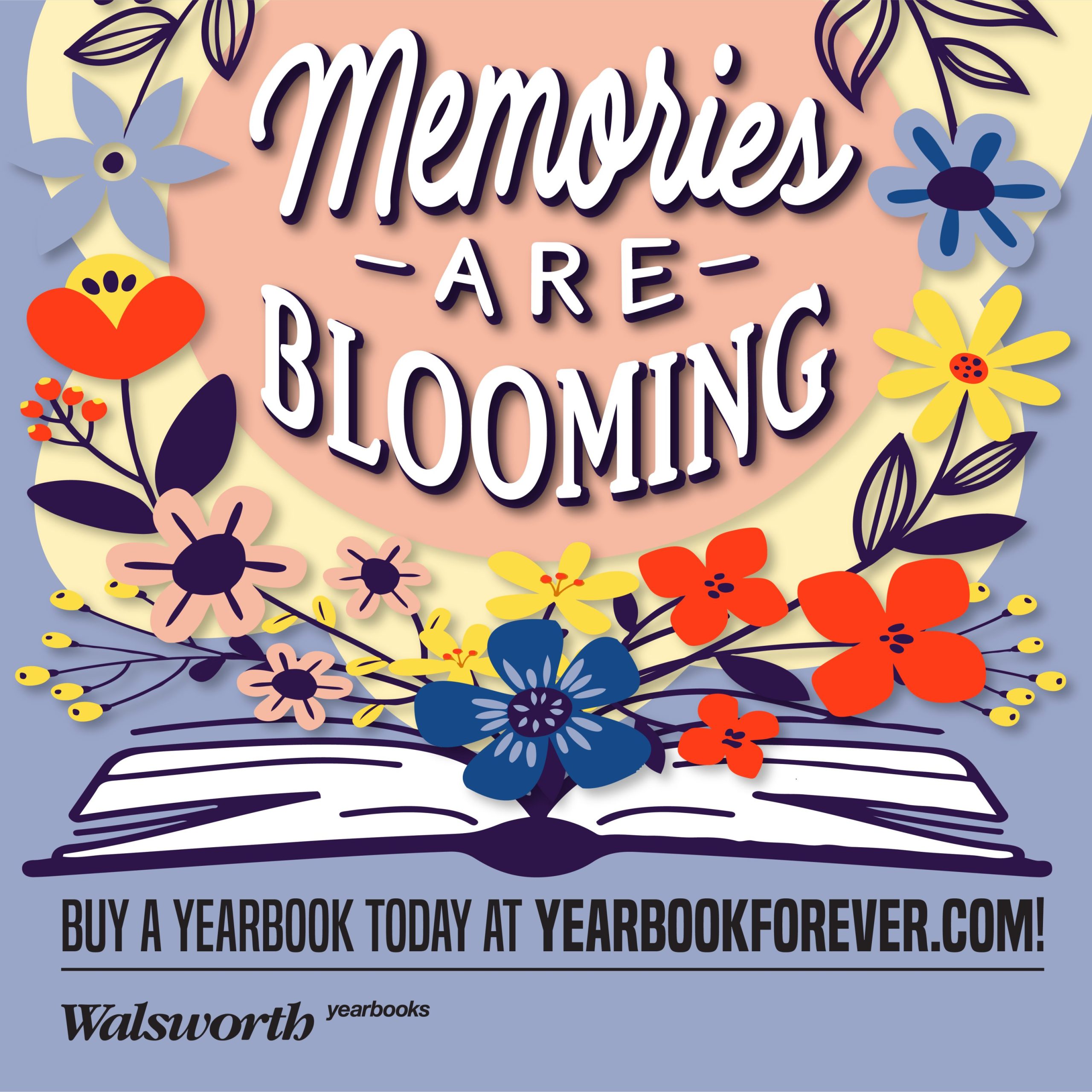 Spring Graphics | Yearbook Social Media Graphics