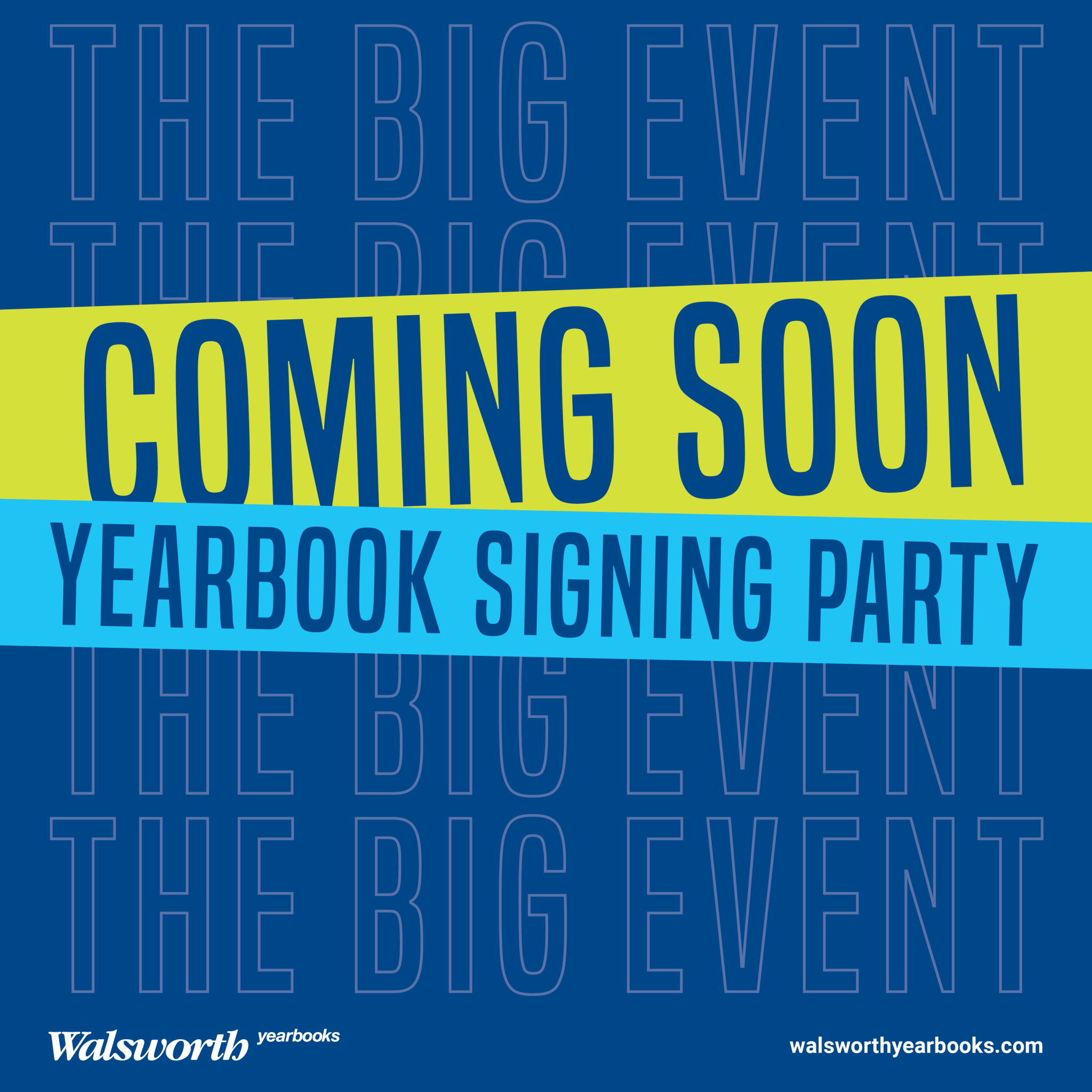 Distribution Day Material | Yearbook Marketing Materials