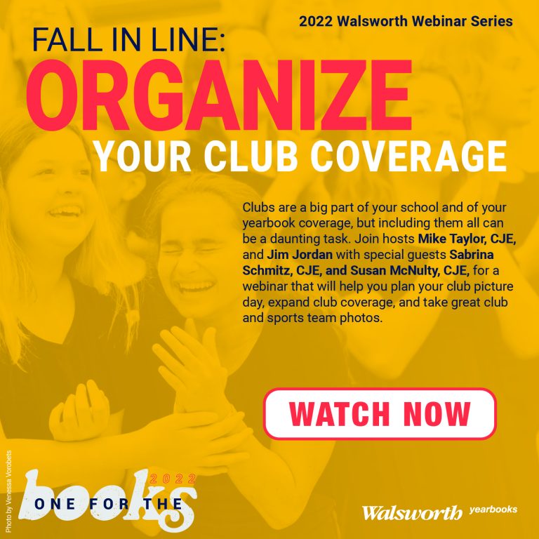 Fall in Line: Organize Your Club Coverage | Yearbook Training Videos