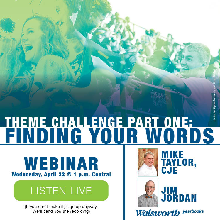 Theme Challenge Part One: Finding Your Words | Yearbook Training Video